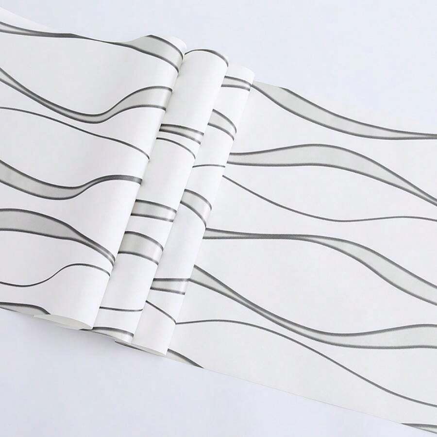 1 Roll Fashionable Water Ripple Design Wallpaper, Home Decor Wall ...