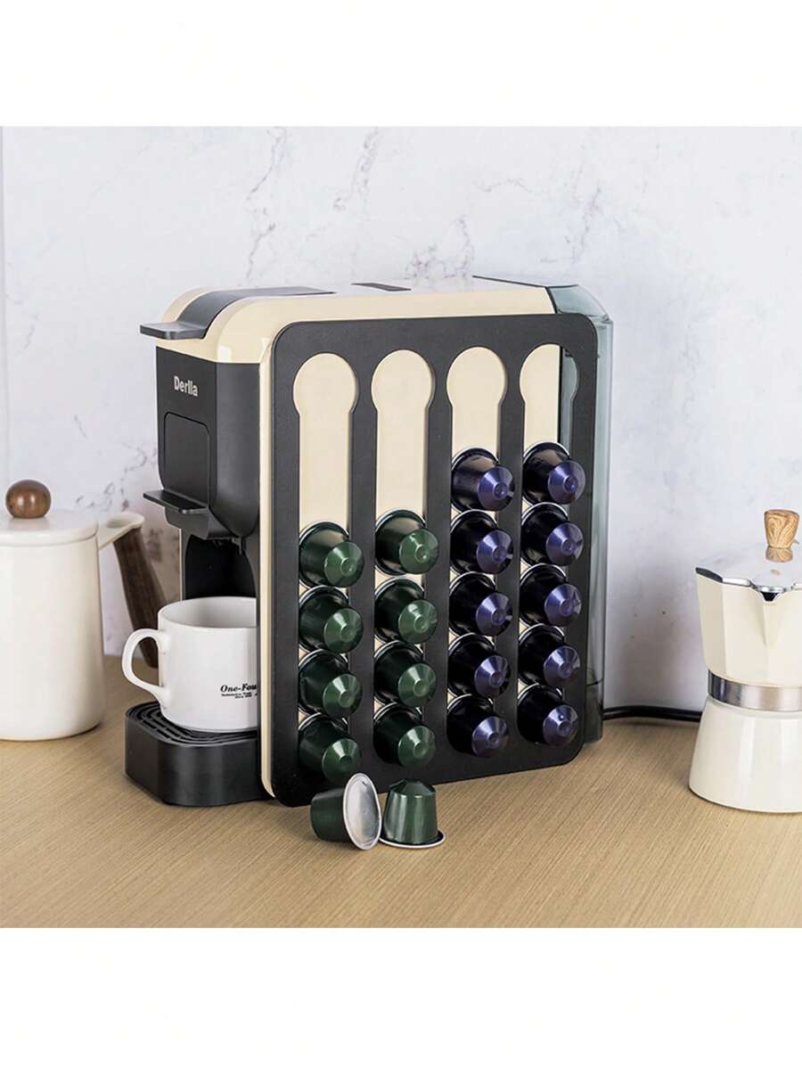 Coffee Capsule Rack Coffee Storage Display Shelf Wall-Mounted Non ...