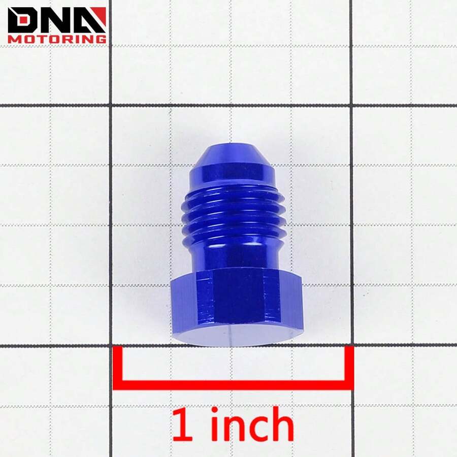 AN4 AN-4 Flare Bolt Blue Aluminum Anodized Nut Plug Bolt Lock Fitting ...
