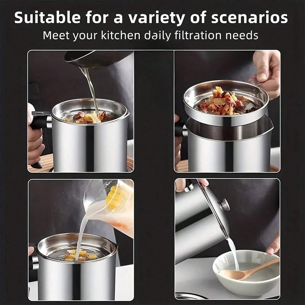 1pc Residual Filter Oiler, Grease Protector With Filter, Household ...