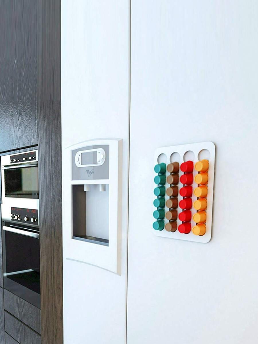 Coffee Capsule Rack Coffee Storage Display Shelf Wall-Mounted Non ...