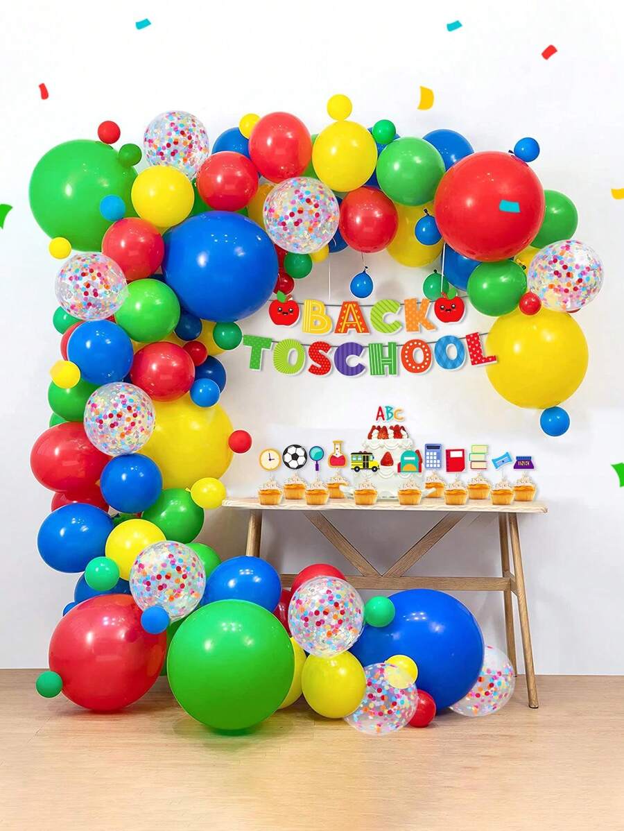 108pcs Back-To-School Balloon Arch Garland Kit, For School Welcome ...