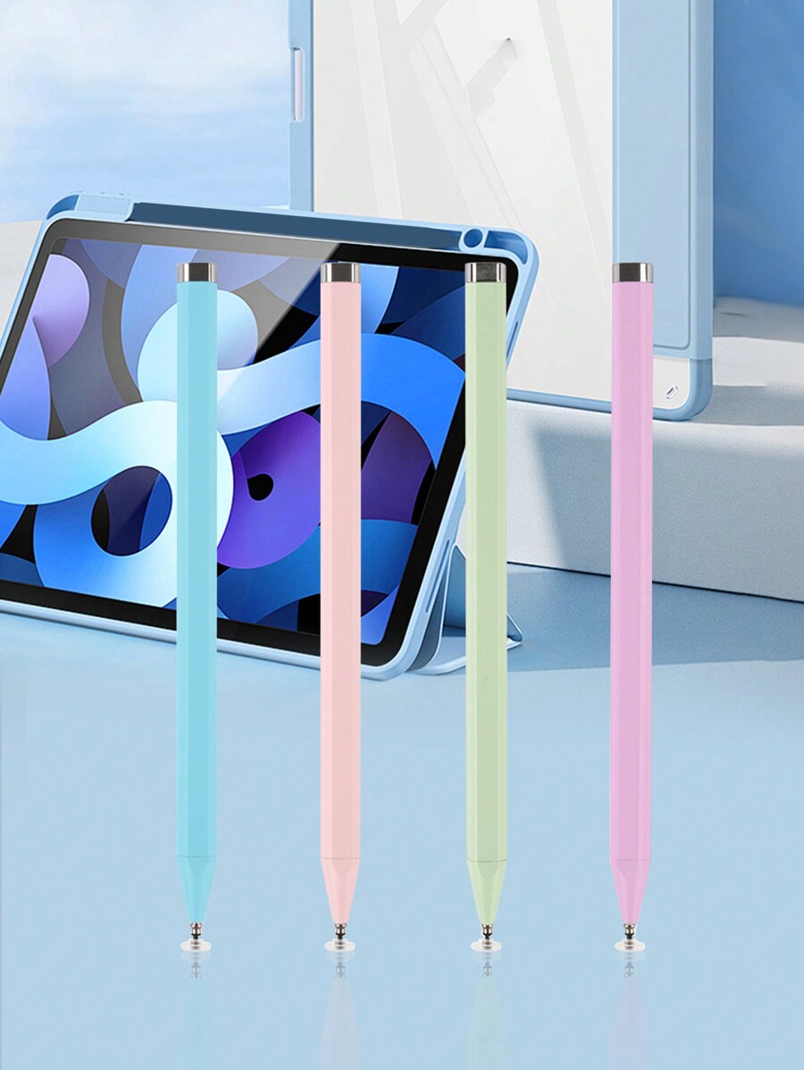 1pc Clear Round Disc Tip Stylus Pen For Capacitive Touchscreen ...