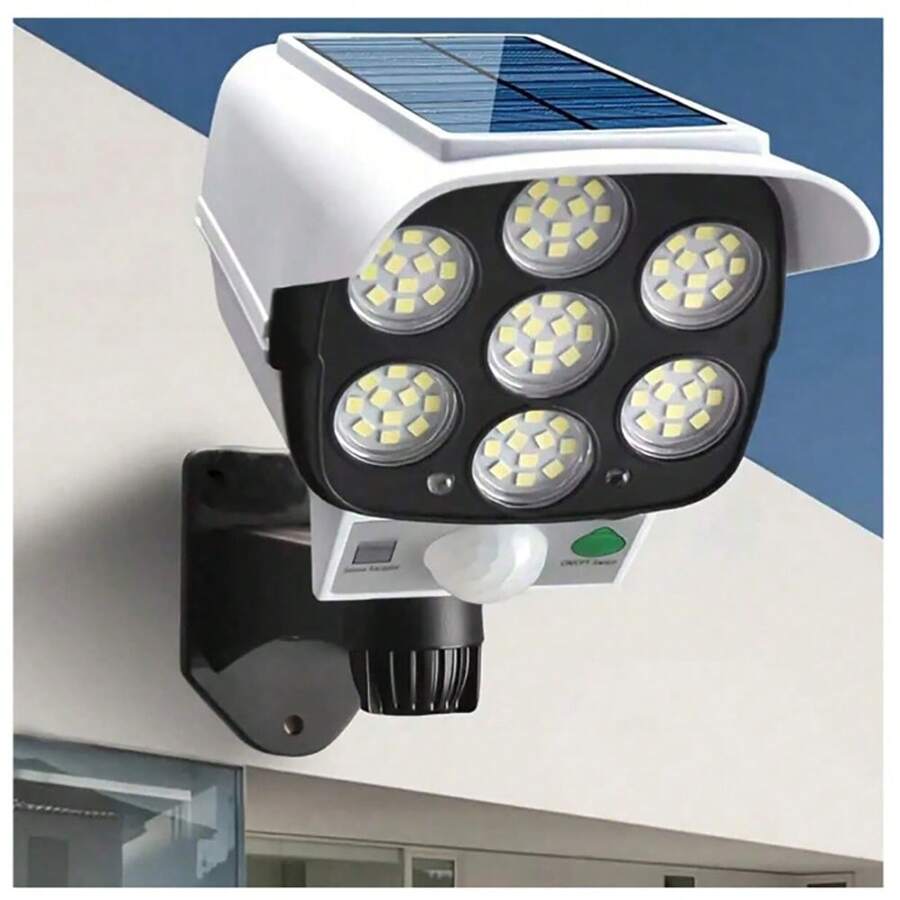 1pc Solar Powered Waterproof Dummy Surveillance LED Light With Blinking ... 1pc Solar Powered Waterproof Dummy Surveillance LED Light With Blinking ...
