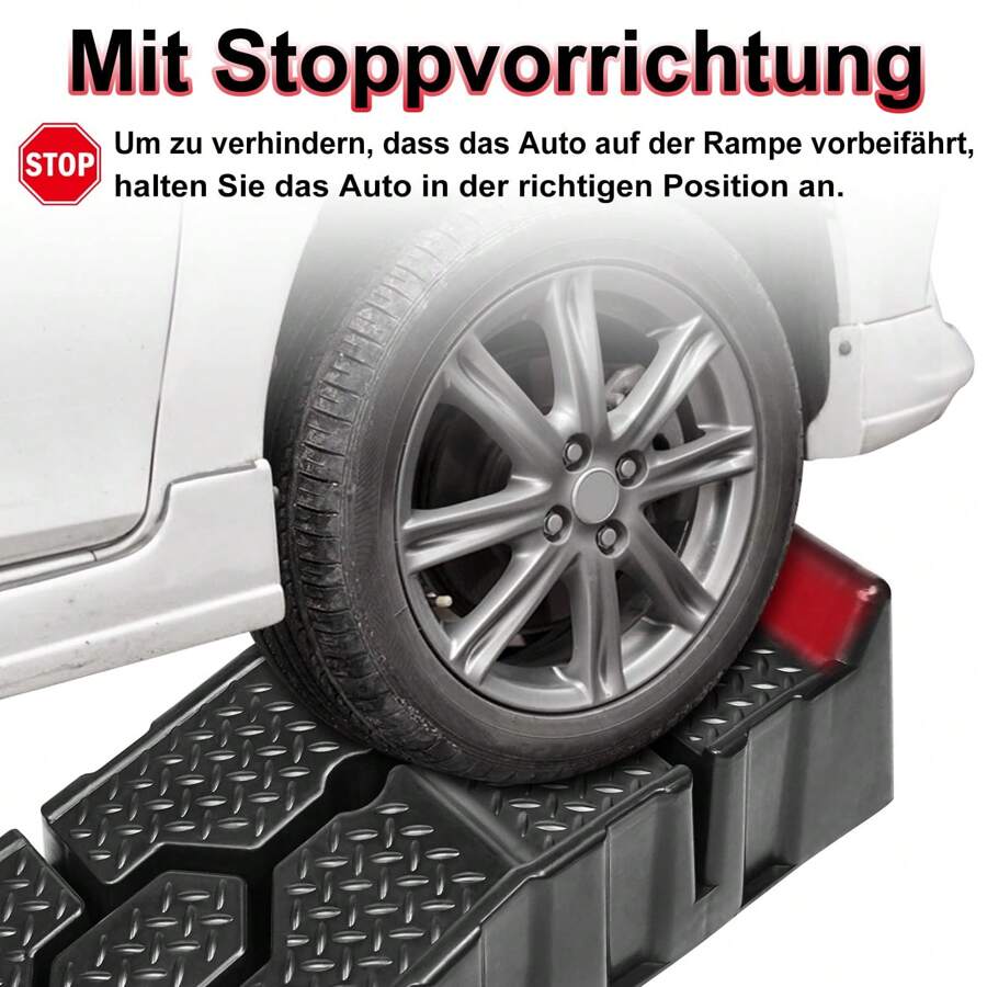 LILIIN Loading Ramps 2 Pieces, Black, 90x31x22.5cm, 2.5 Ton Load ...