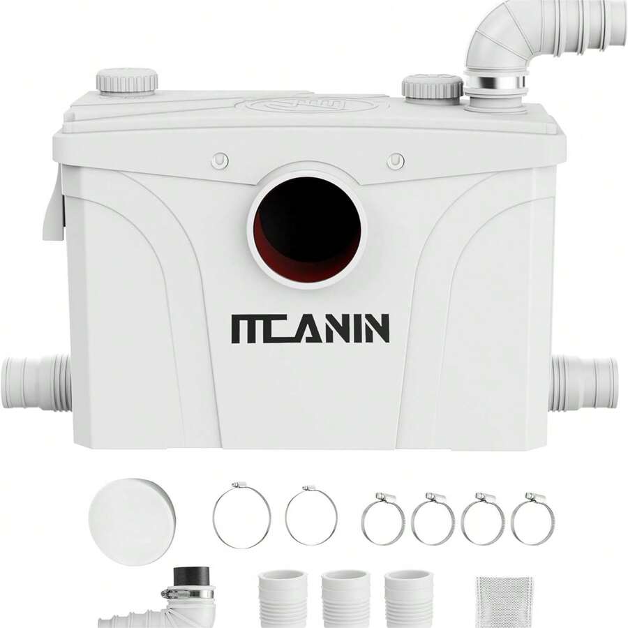 700W Macerator Pump For Basement, Macerating Pump Sewerage Disposal Pump With 4 Water Inlets For ...