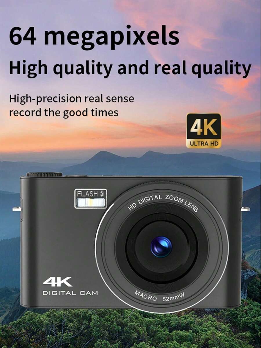 Digital Camera 3.0 Ips Touch Screen 64mp Hd Photography 18x ...