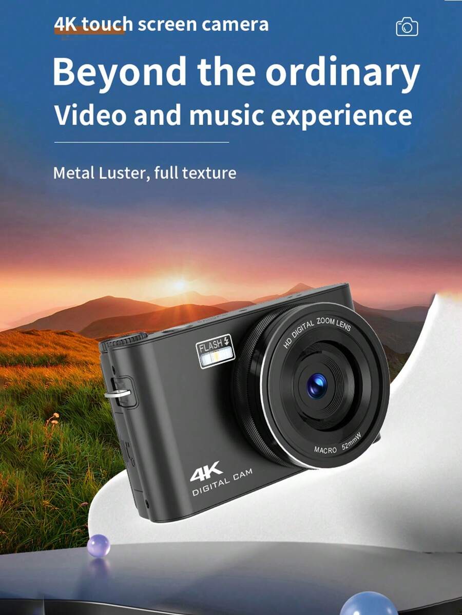 Digital Camera 3.0 Ips Touch Screen 64mp Hd Photography 18x ...
