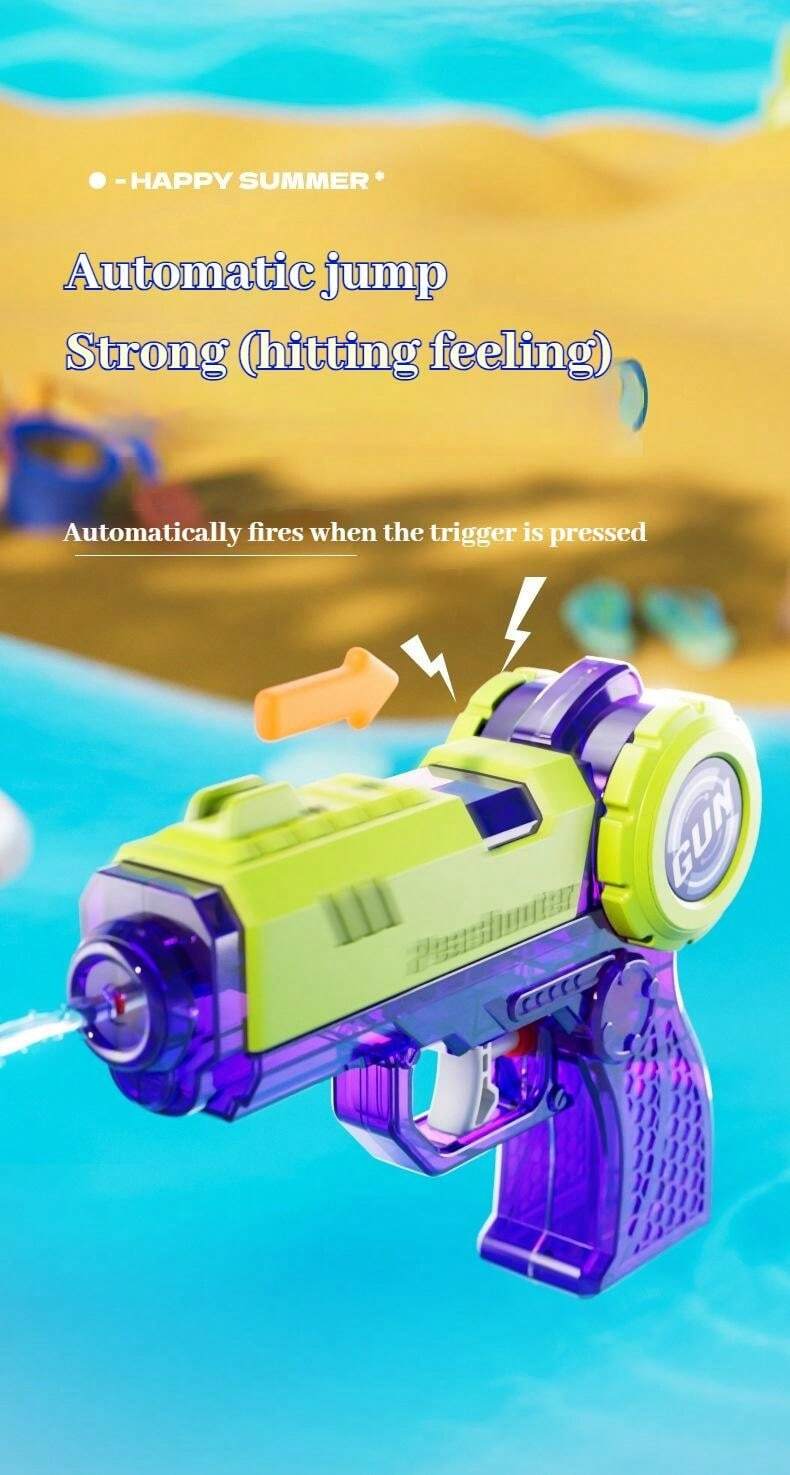 1pc Pump-Action Water Gun, Summer Outdoor Interactive Beach Pool Water ...