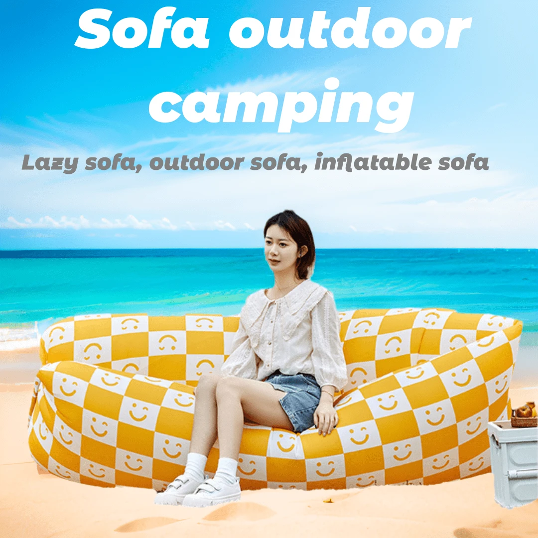 Lazy Person Inflatable Sofa Outdoor Camping Music Festival Inflatable ...