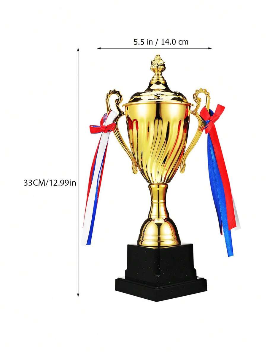 1 Piece Metal Trophy Cup 9.5inch Gold Trophy Award Trophy Trophy Award ...