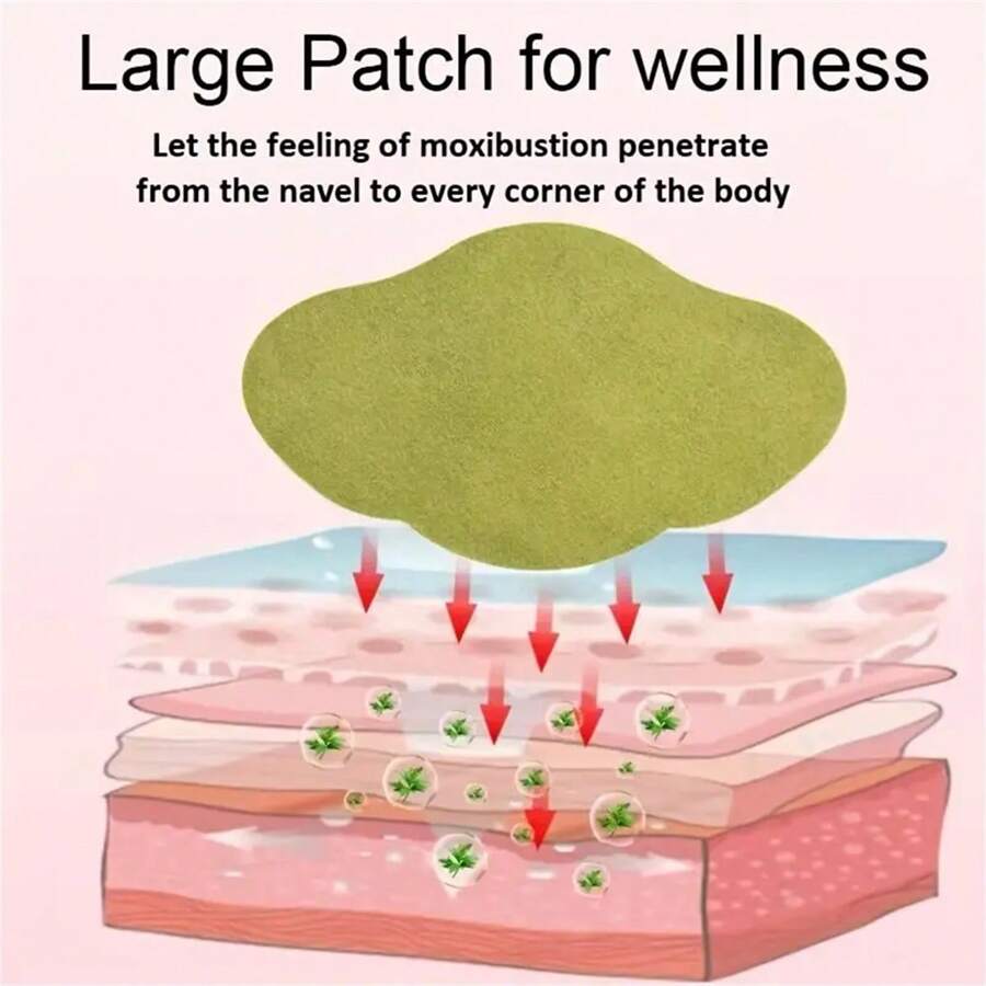 20pcs Soothing Patch Soothes The Stomach Abdomen Navel StickersBelly ...