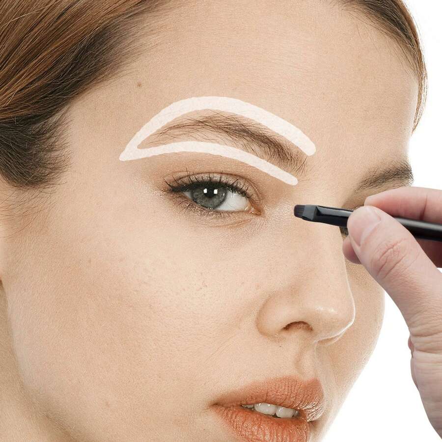 10g Microblading Brow Paste Eyebrow Marker Tool White Black Attoo ...