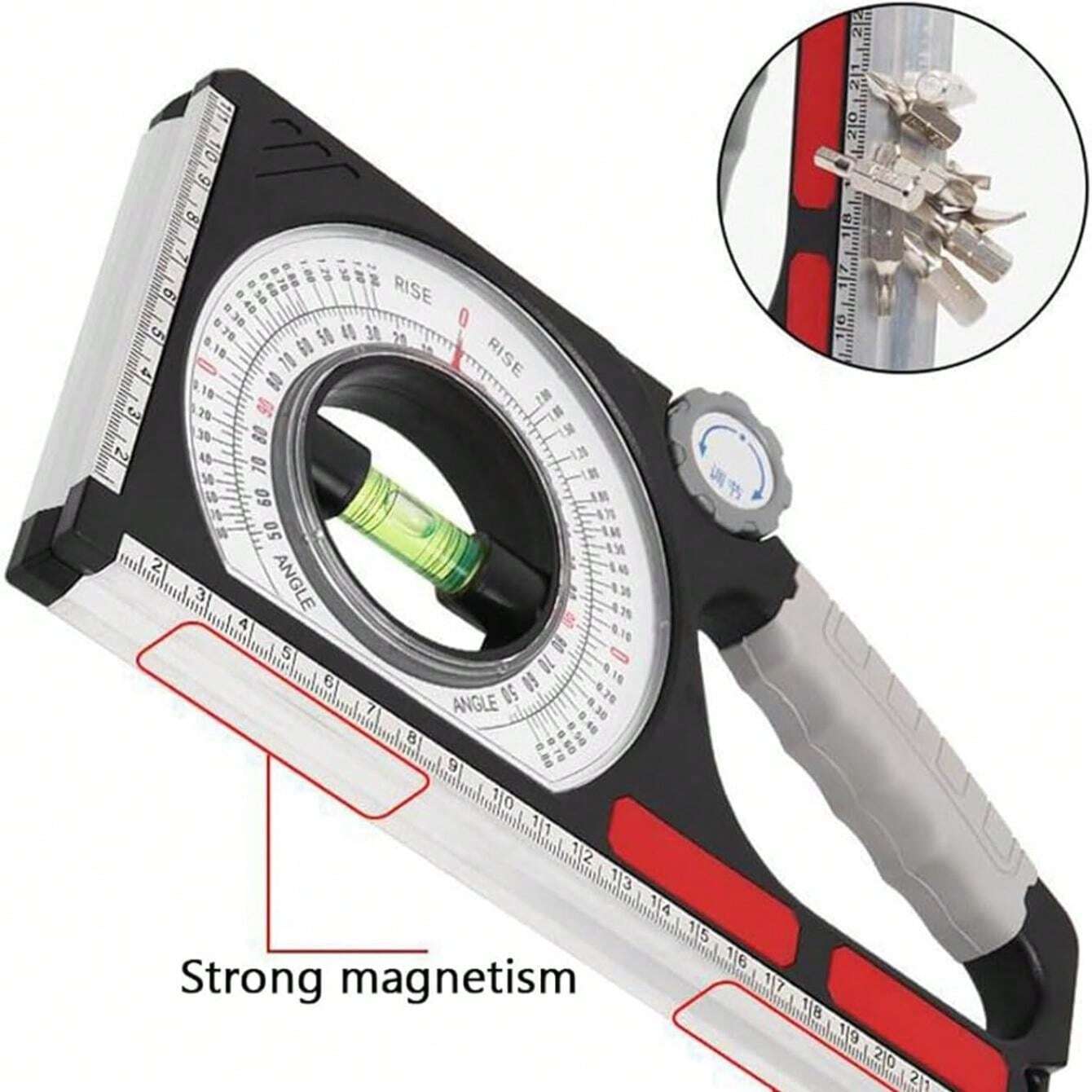 Portable Mechanical Inclinometer, Digital Angle Finder Magnetic Slope ...