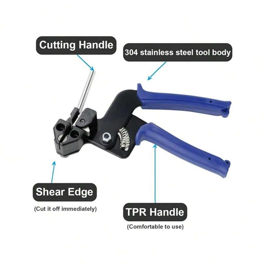 Goethe Garden Cable Tie Gun Kit, Specialized Tool For Tightening And ...