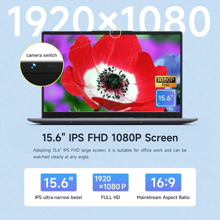 BMAX X15 Pro 15.6 Inch 512GB SSD ROM 16GB DDR4 RAM Intel N 95 4 Cores ...