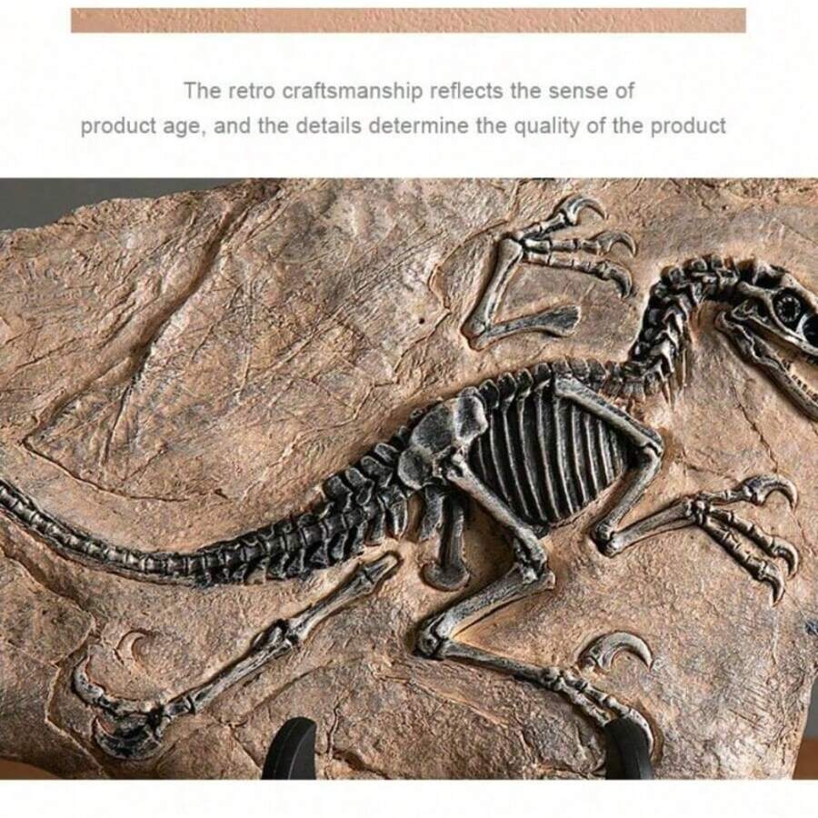 Dinosaur Fossil Resin Dinosaur Skeleton Model Skull Statue Bones ...