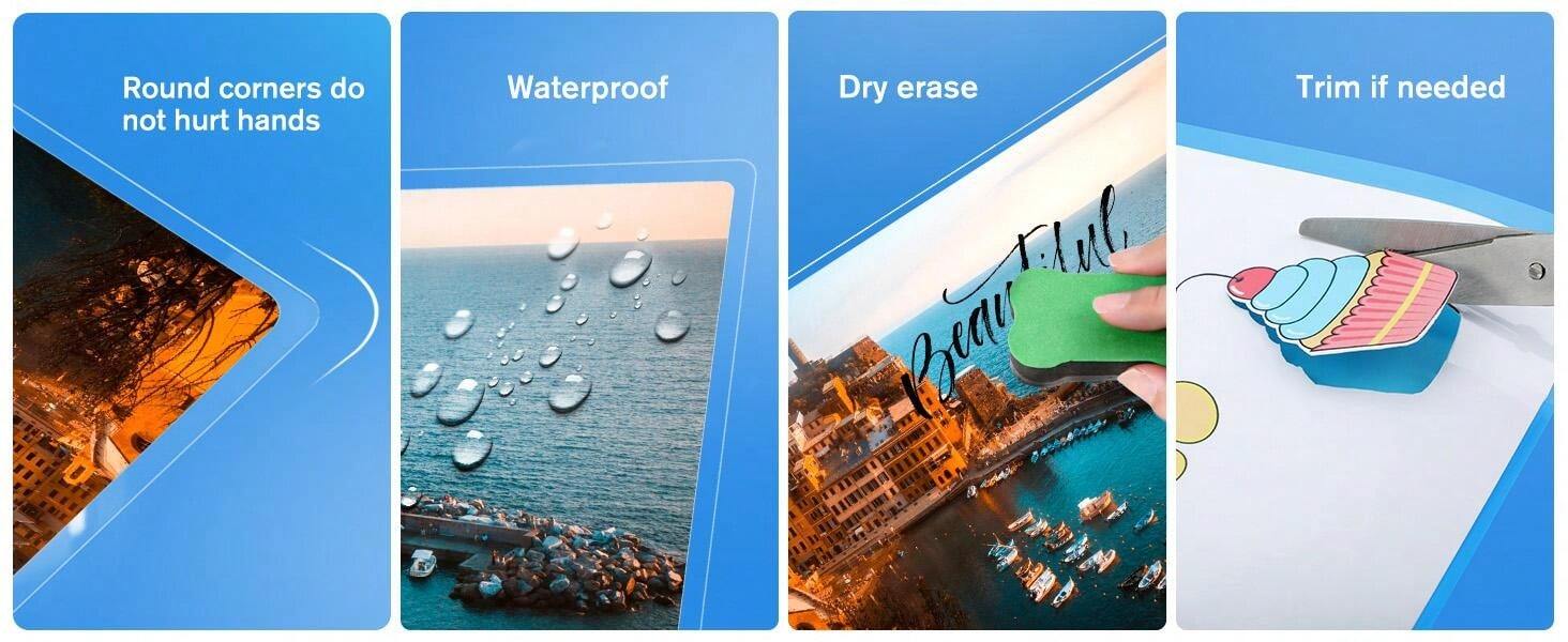 Feuilles de plastification, contiennent 11 X 17 pouces, 100 paquets ...