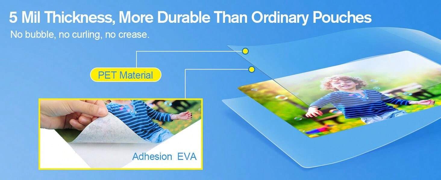 Feuilles de plastification, contiennent 11 X 17 pouces, 100 paquets ...