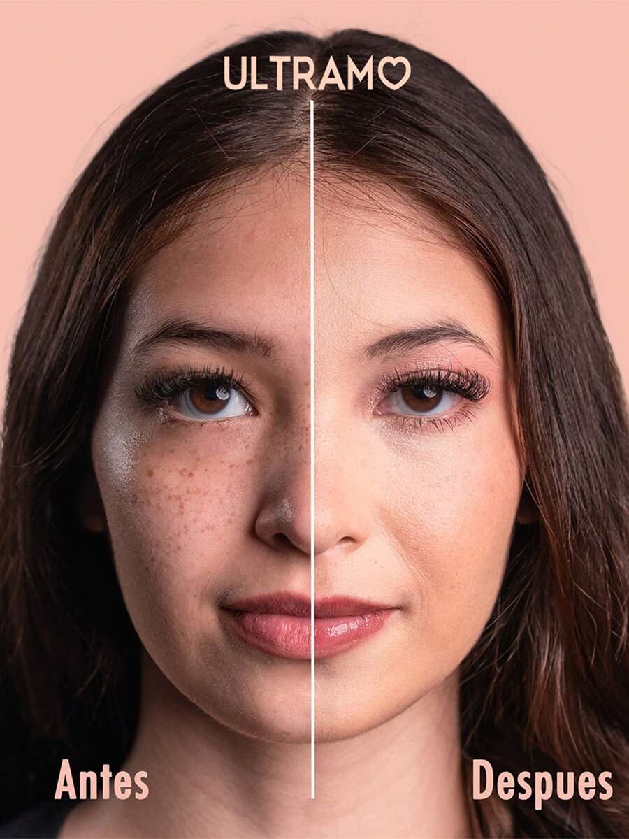 ULTRAMO Base de Maquillaje V2280 Fundación Líquida Ligera E Impecable,A ...