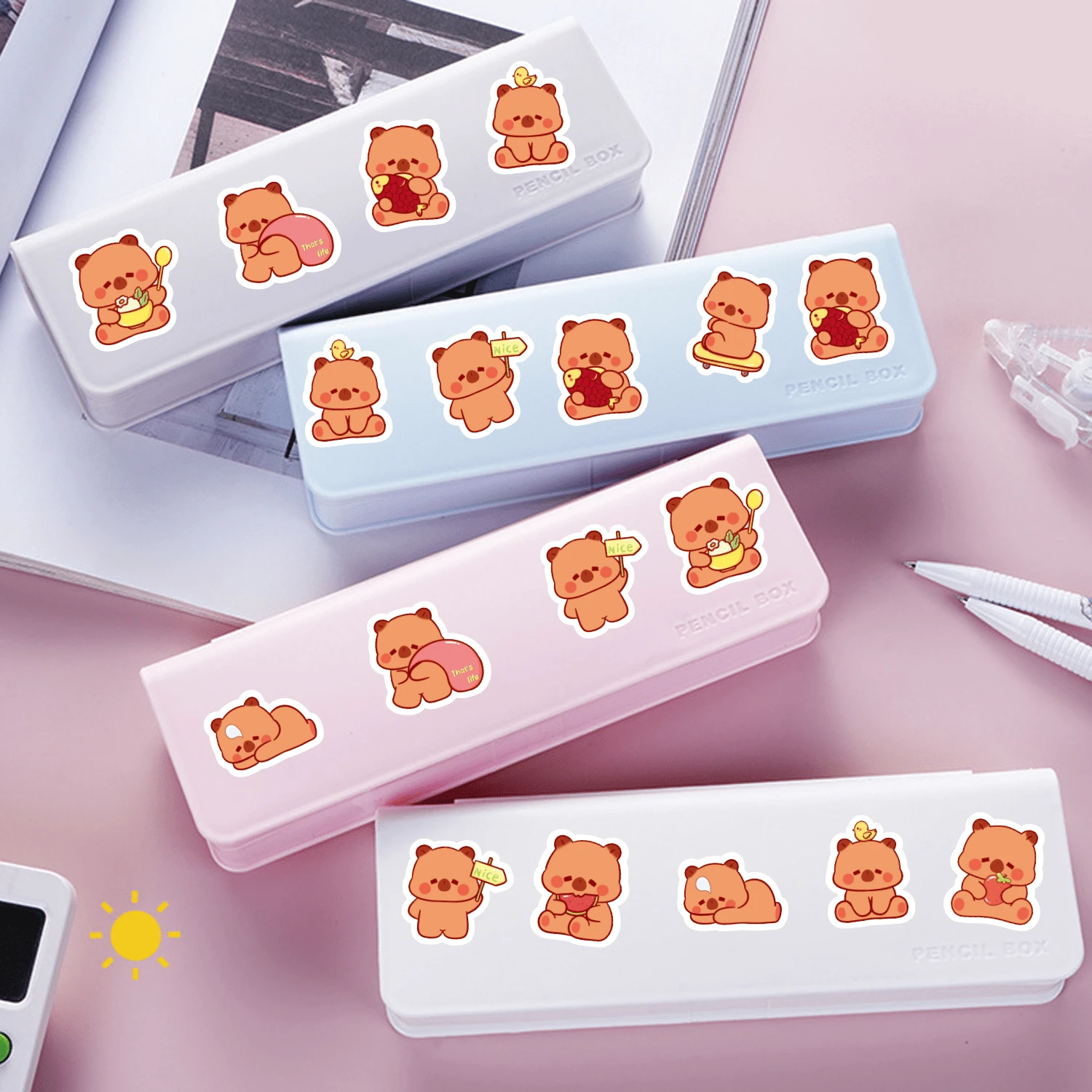 20 Large Sheets Cartoon Stickers (10 Small Stickers Per Sheet) And 10 ...