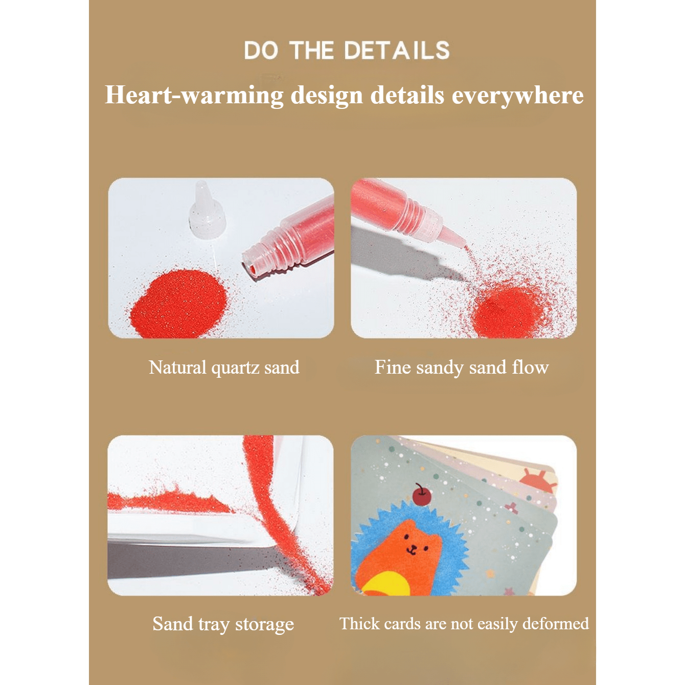 Children Sand Painting DIY Kits, Scratch Art Coloring Creative Toy Set ...