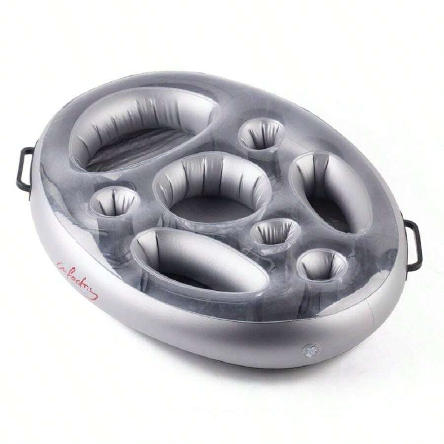 1 pieza Barra de hielo inflable portátil de PVC - Soporte para bebidas ...