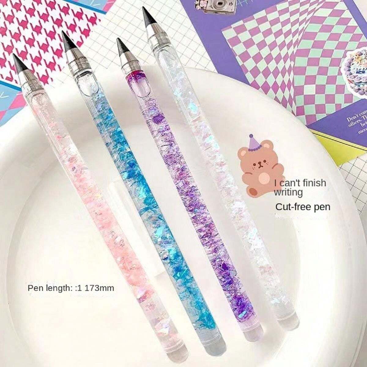 Multi-Color Liquid Quicksand HB Automatic Pencil For Students, No ...