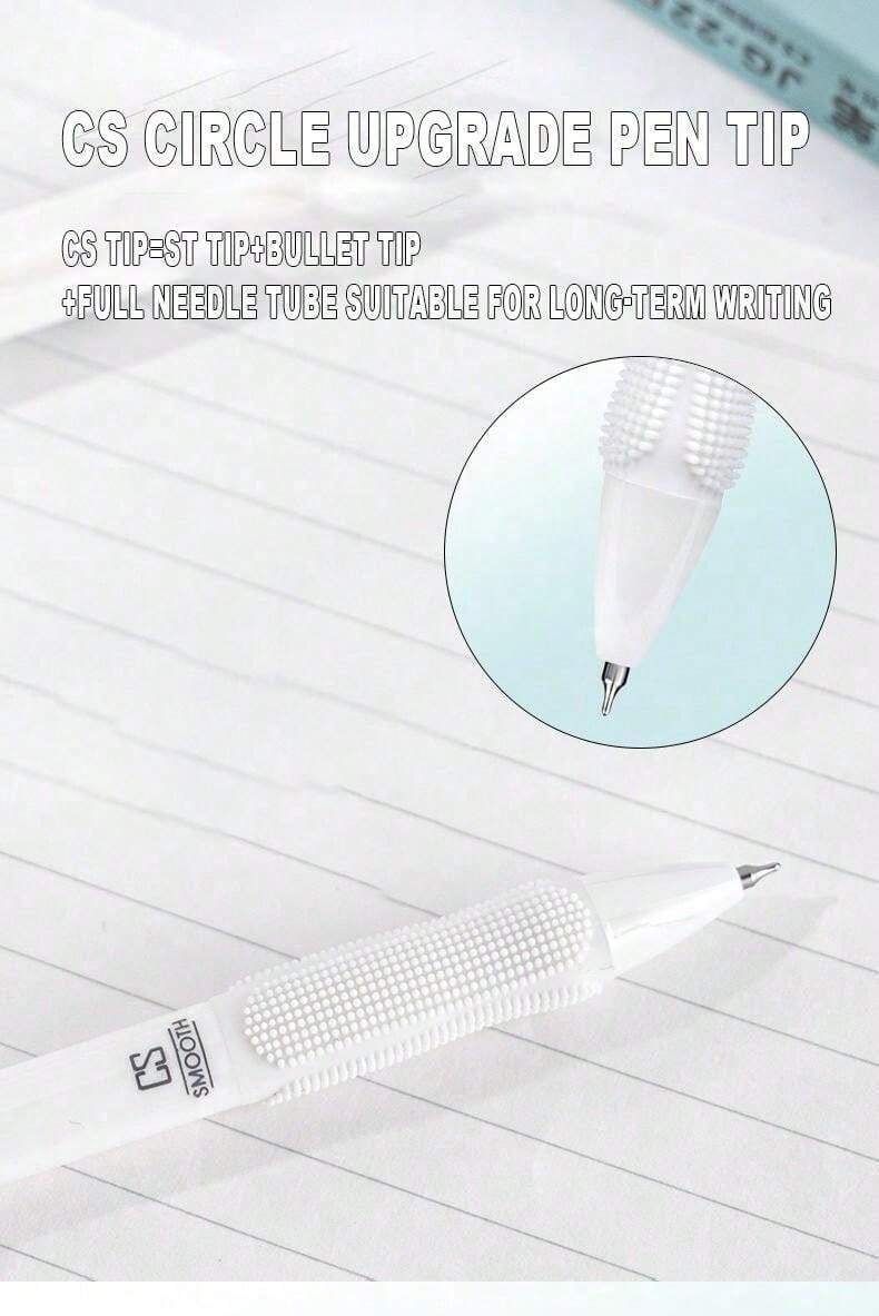 3pcs YunGan Mini White Pens Quick-Drying Ballpoint Pens With CS Ultra ...