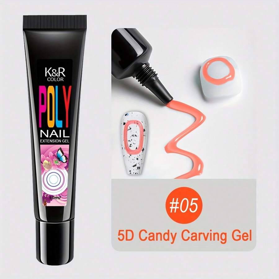 Nail Enhancement 3D Fudge Extension Gel 5D Modeling Gel Disposable ...
