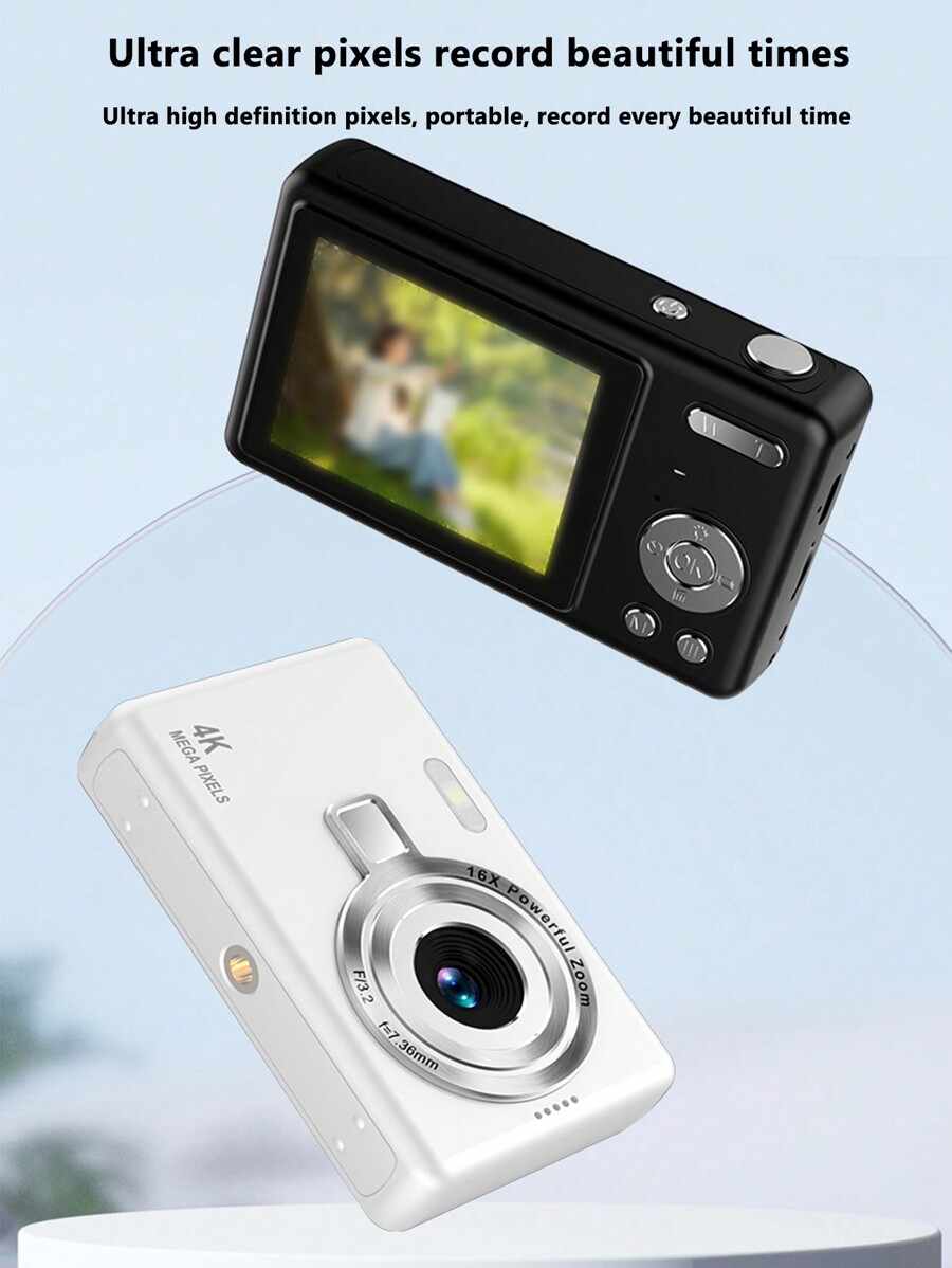 Câmera Digital de 24 Megapixels com Gravação HD, Tela HD com Luz de ...