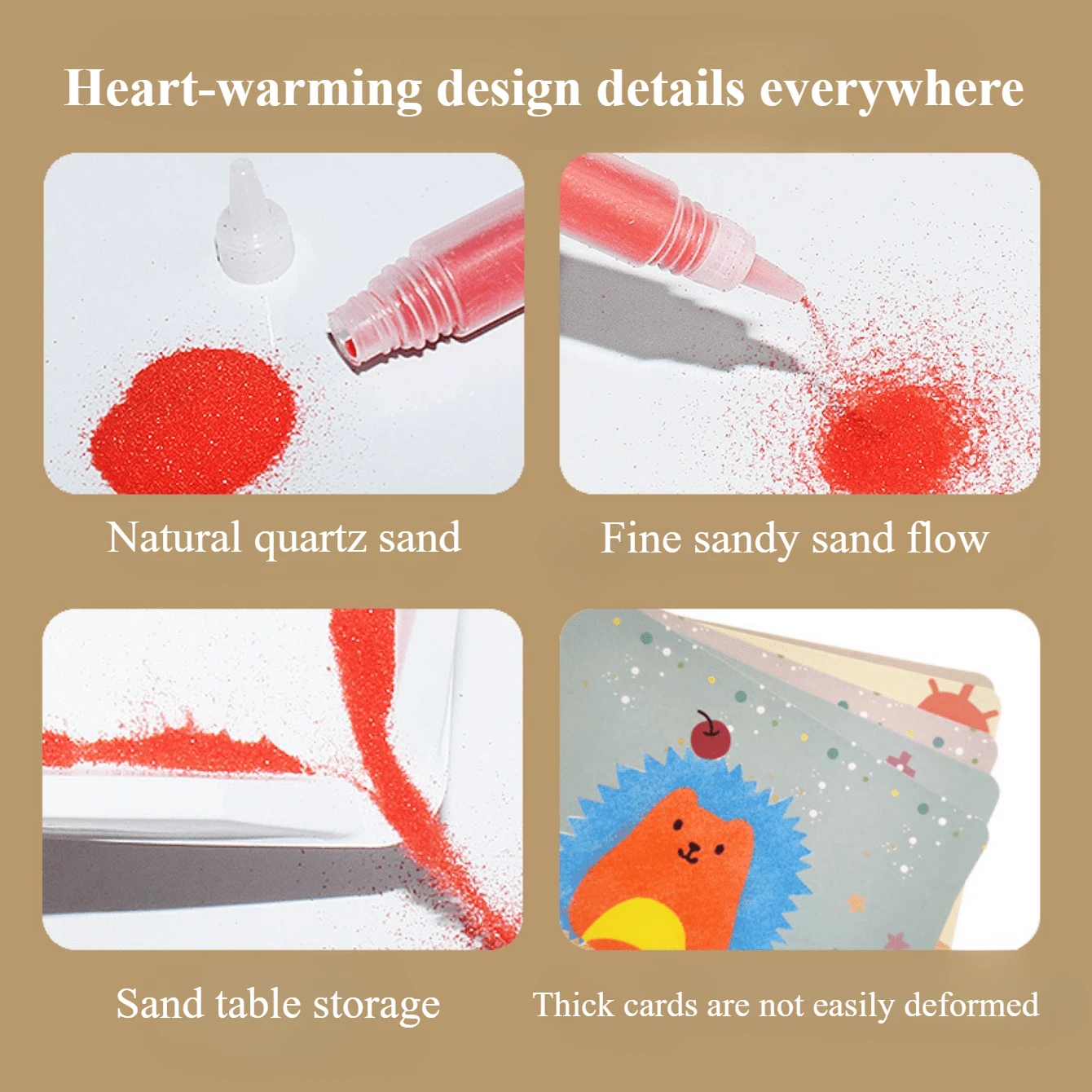 Children Sand Painting DIY Kits, Scratch Art Coloring Creative Toy Set ...