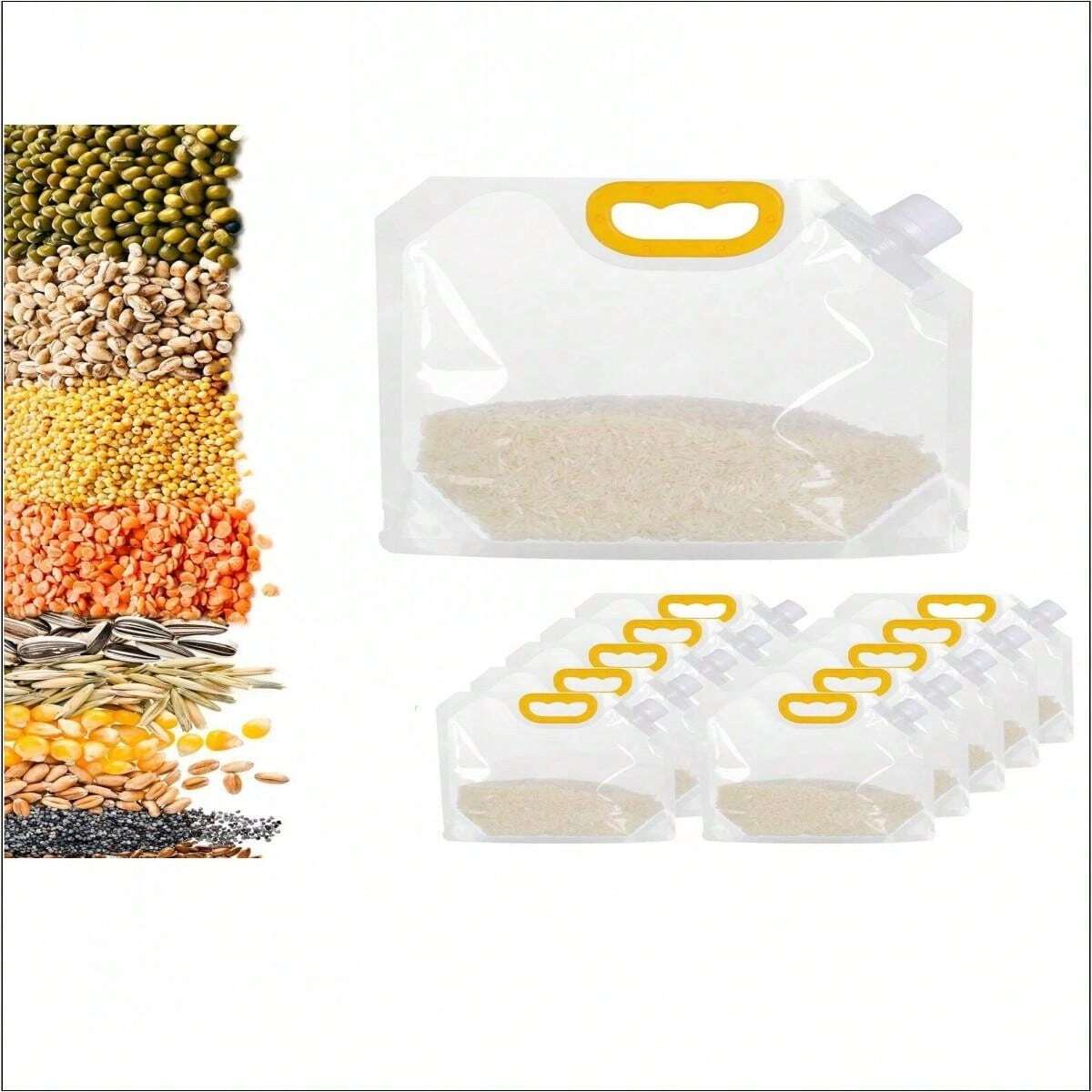 Grain Storage Container Multigrain Food Sealed Bags Moisture-Proof ...
