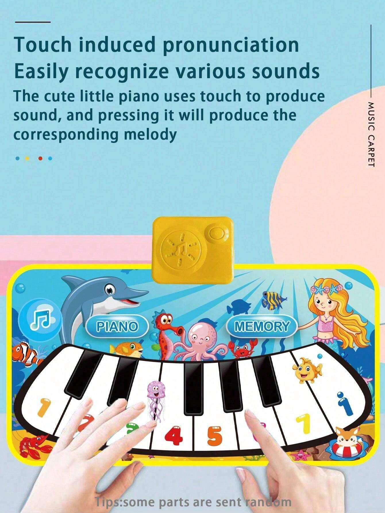 Music Playmat, Educational Toddler Electronic Music Carpet, Foot ...