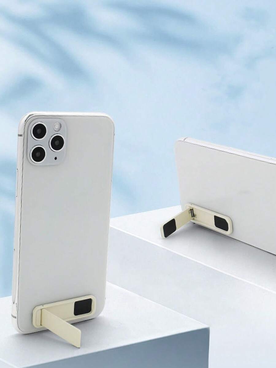 1pc Adhesive Flip Phone Stand, Desktop Stand, Neutral Thin Mini Stand ...