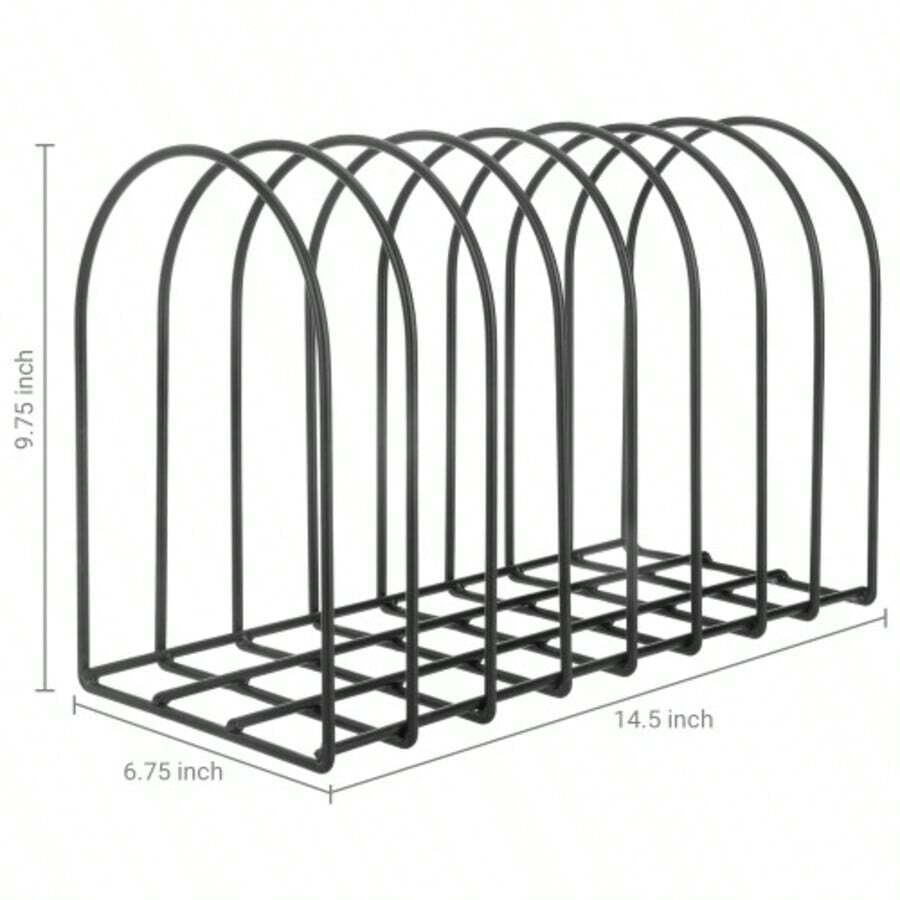 Metal Black Wire File Holder With 8 Slots, Desktop Arch Design Magazine ...