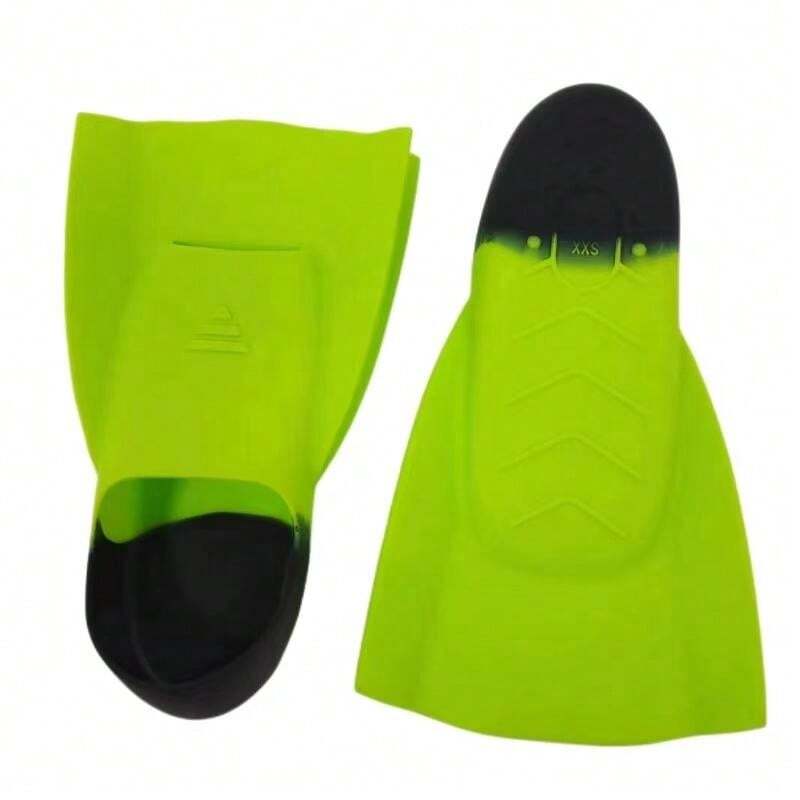 New Design Short Silicone Swim Fins For Snorkeling & Free Diving Adult ...