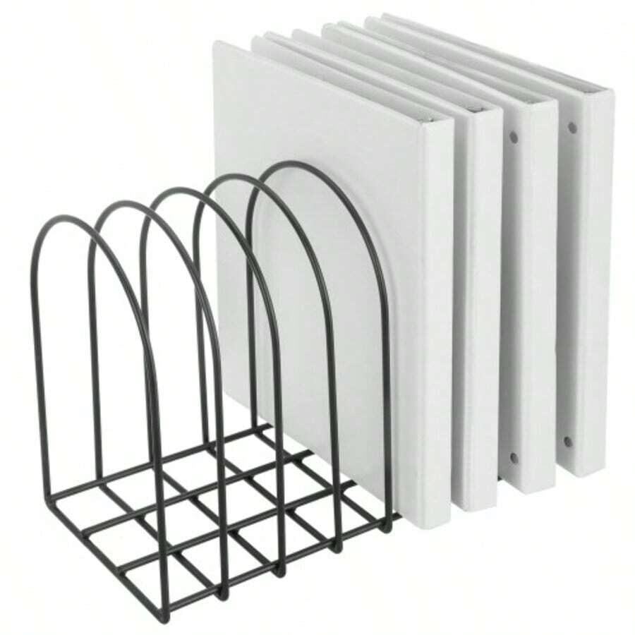 Metal Black Wire File Holder With 8 Slots, Desktop Arch Design Magazine ...