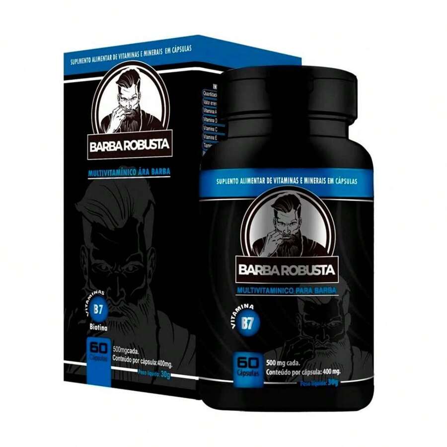 Esfoliante Tônico Multivitamínico Derma Roller Barba Robusta | SHEIN Brasil