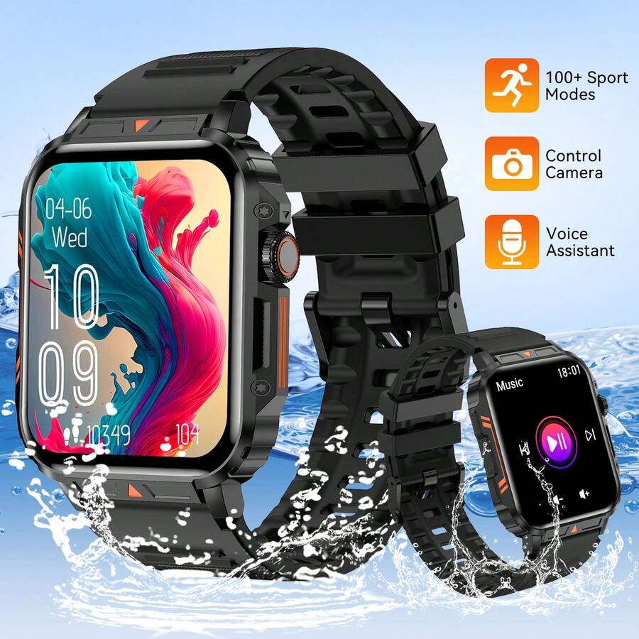 EIGIIS Smart Watches For Men, 1.95" Outdoor Sport Smartwatch With ...