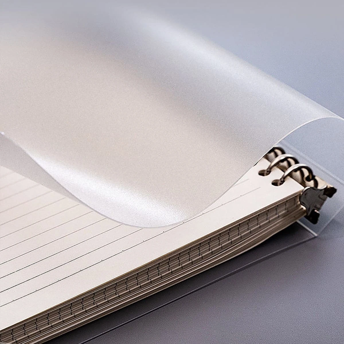 1 PC Transparent Coil Binder, A4/A5/B5 Ring Binder Cover Clean ...