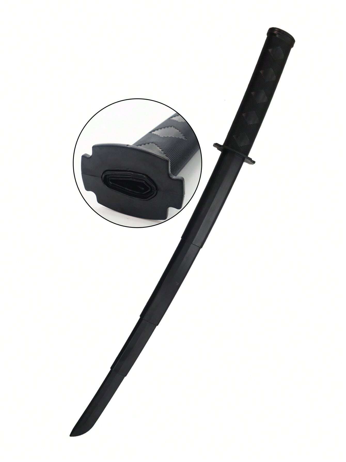 Gravity Extension Prank Model Toy Sword - Black 3D Printed Samurai ...