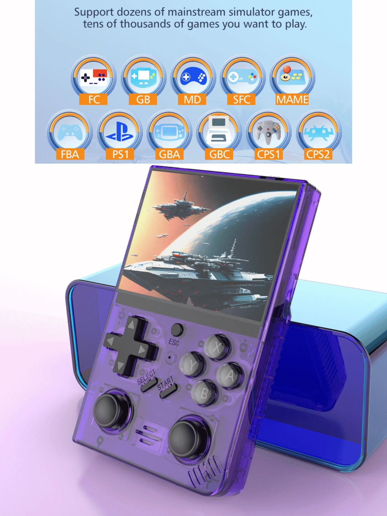 Console de Jogo Portátil R35PLUS Nova Geração Transfronteiriça, Console ...