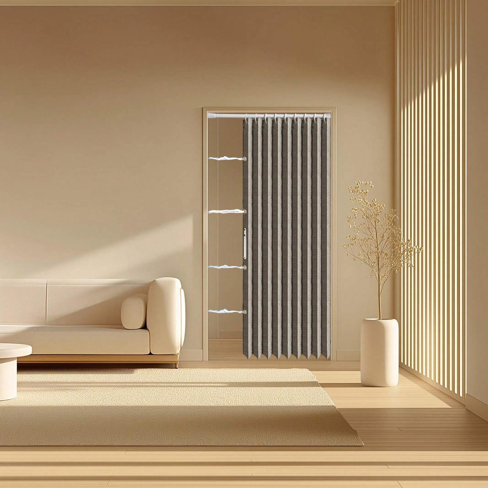 1pc Corrugated Folding Door Curtain Partition, Accordion Style Door ...