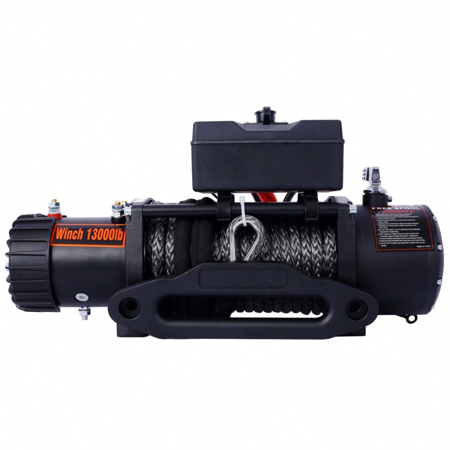 Winch-13000 Lb. Load Capacity Electric Winch -12V Power For Towing Truck Off Road, With Wireless ...