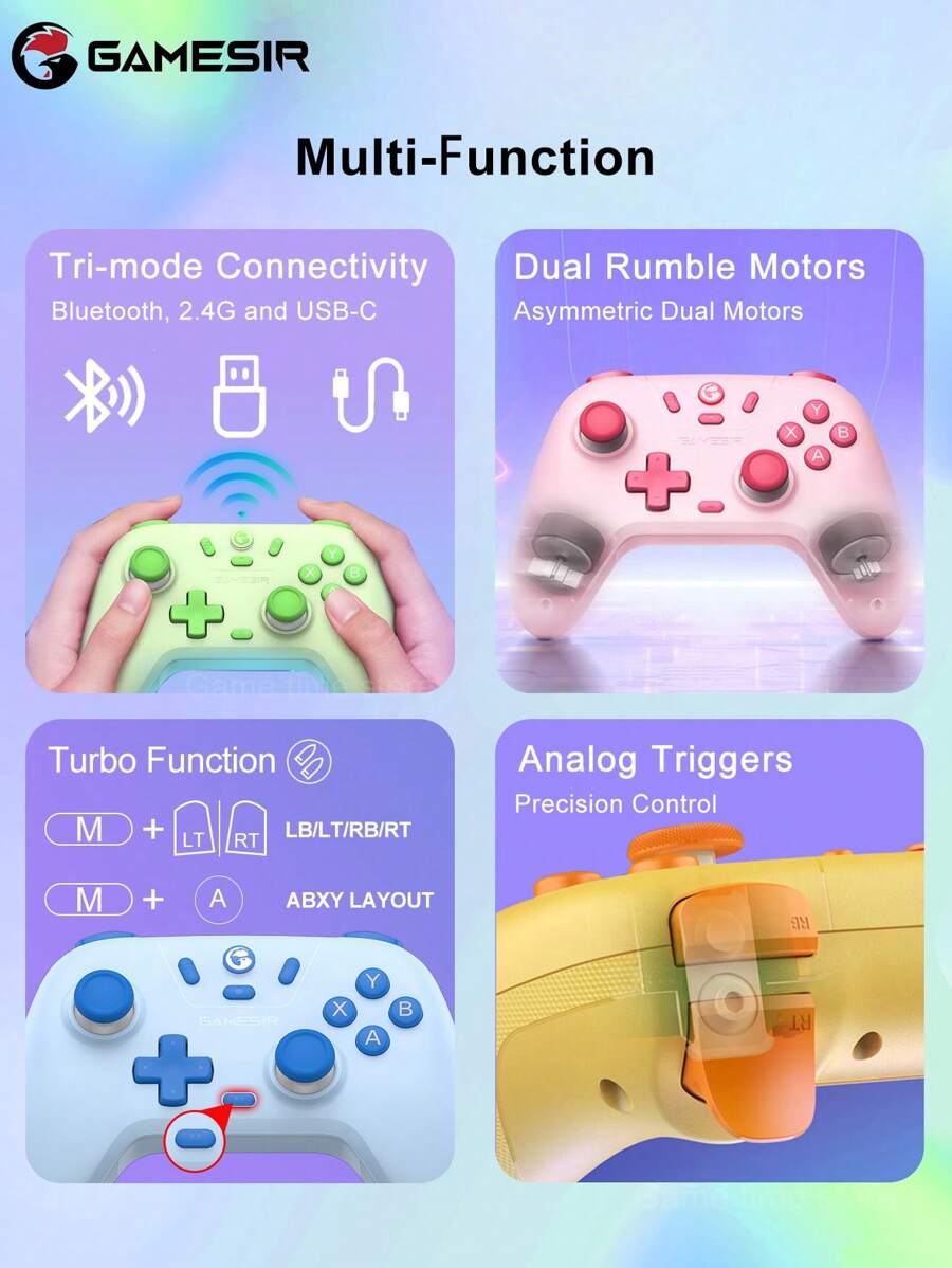 GameSir PC Gamepad Android Controller, Nova Lite Joysticks Compatible ...