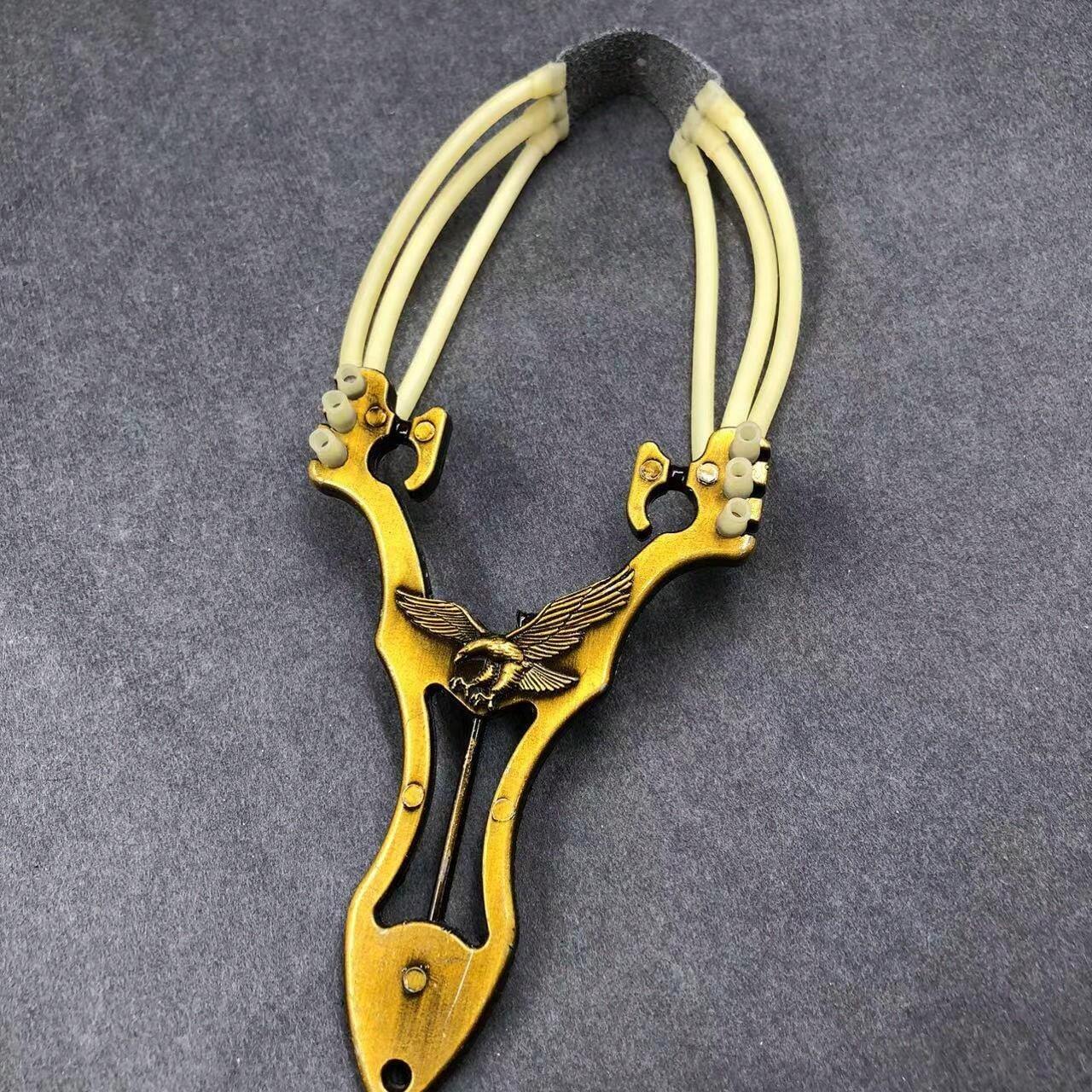 1 Long Range High Power 6 Card Bead High Quality Metal Slingshot High ...