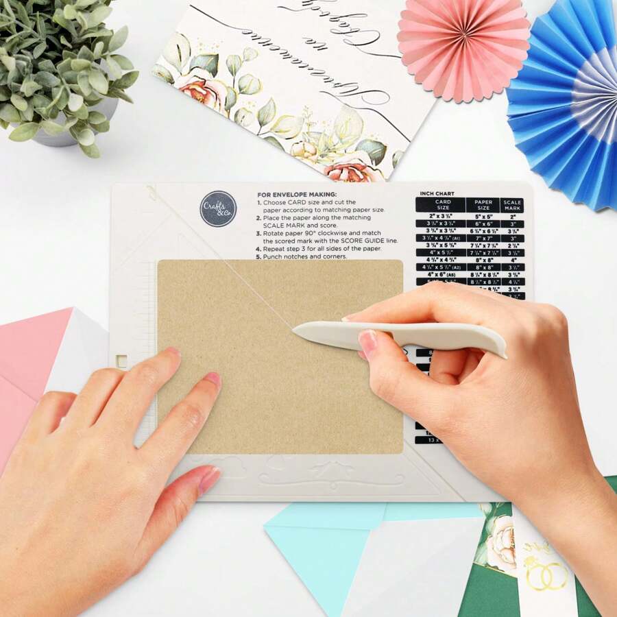 3 In 1 Scoring Board Folding Tool For Paper Crafting Including Scoring ...