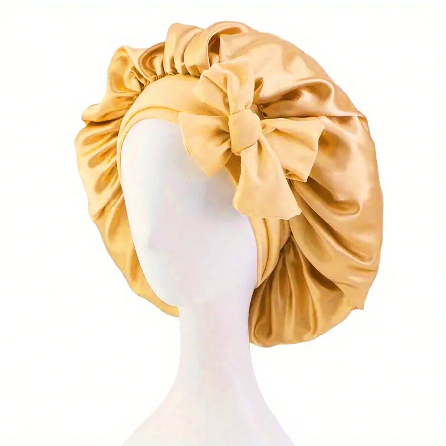 Luxurious Satin & Silk Bonnet For Sleeping Hairstyle Preservation ...