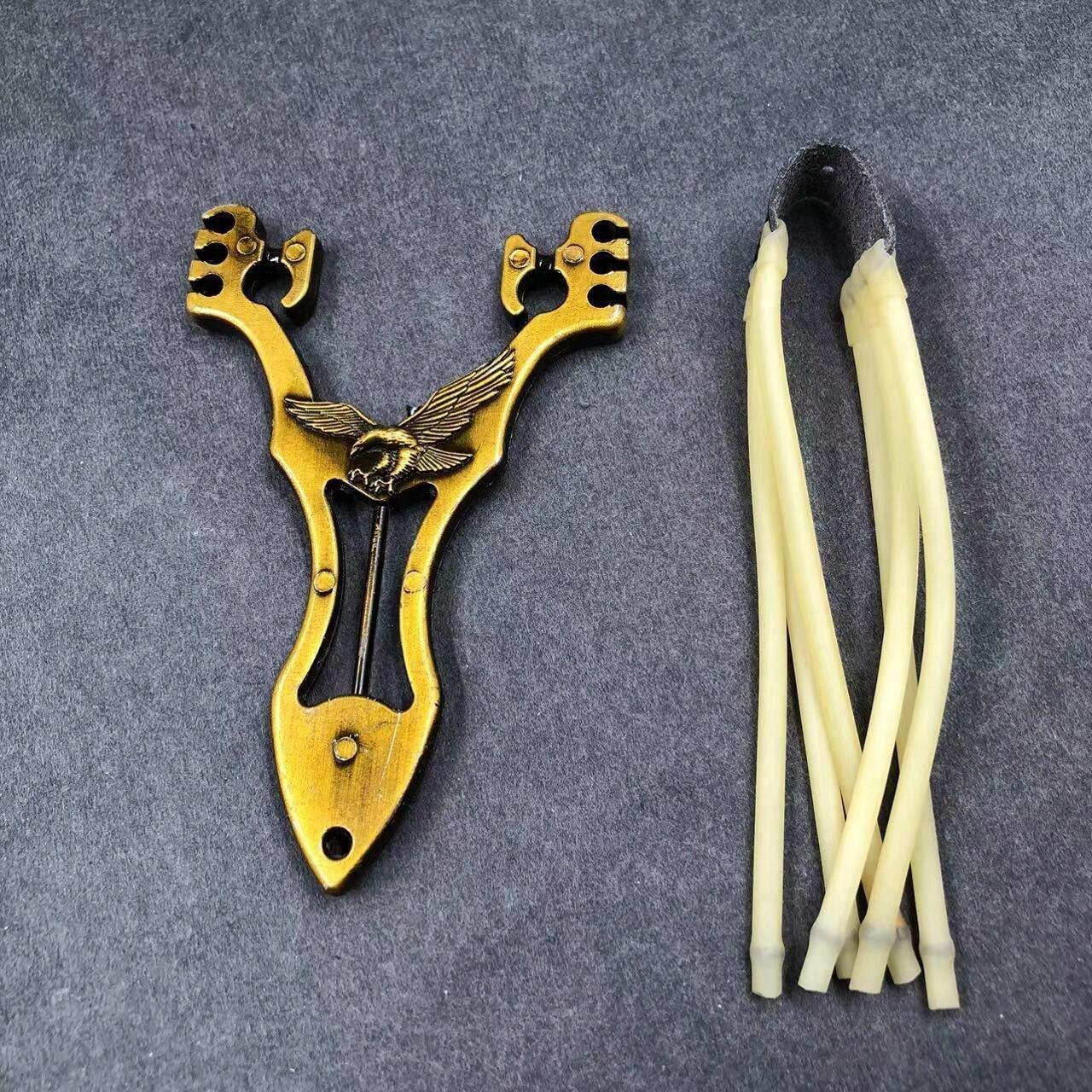 1 Long Range High Power 6 Card Bead High Quality Metal Slingshot High ...